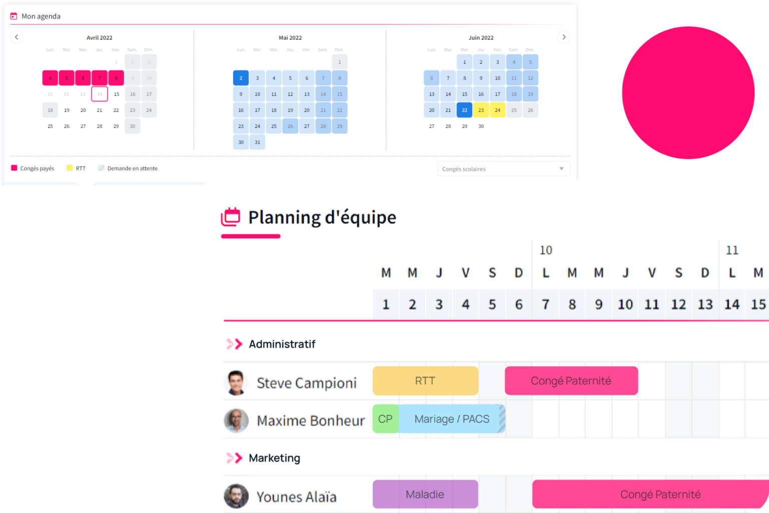 Congés et absences : réservez votre démo - Keeple